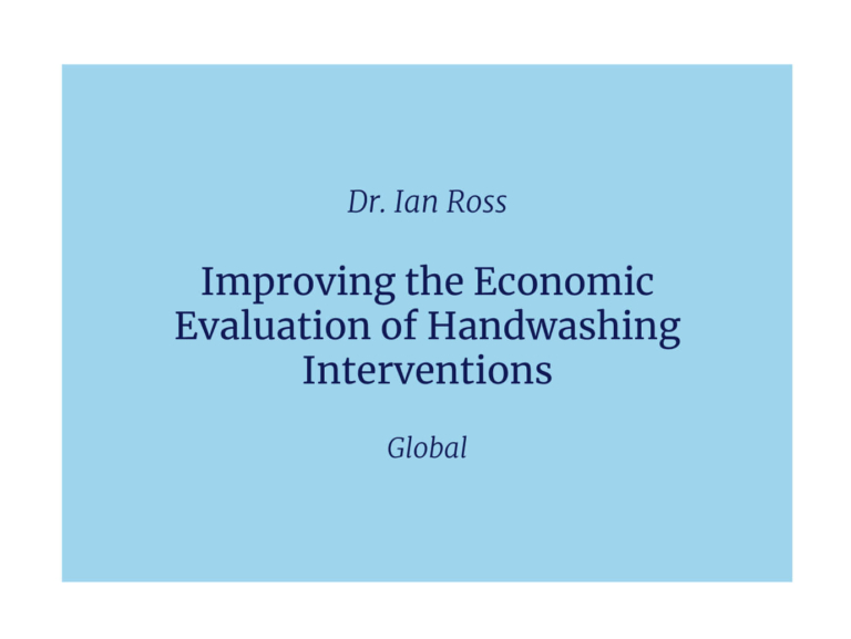 Research Portfolio – Reckitt Global Hygiene Institute